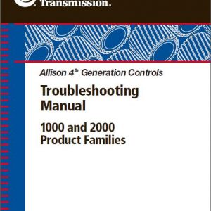 Allison 5000, 6000 Series Transmission Service Repair Manual
